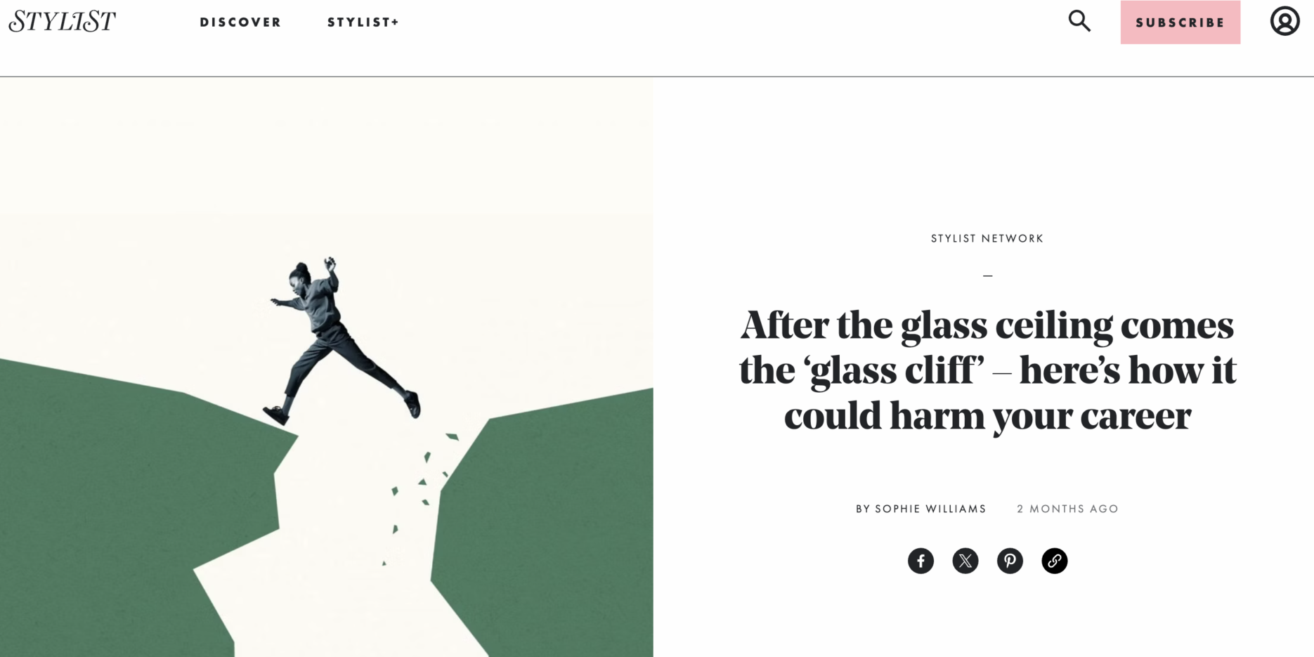 Stylist: After the glass ceiling comes the ‘glass cliff’ – here’s how ...